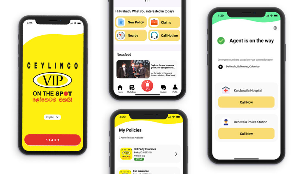 Ceylinco VIP Mobile Application - Team Refcoins